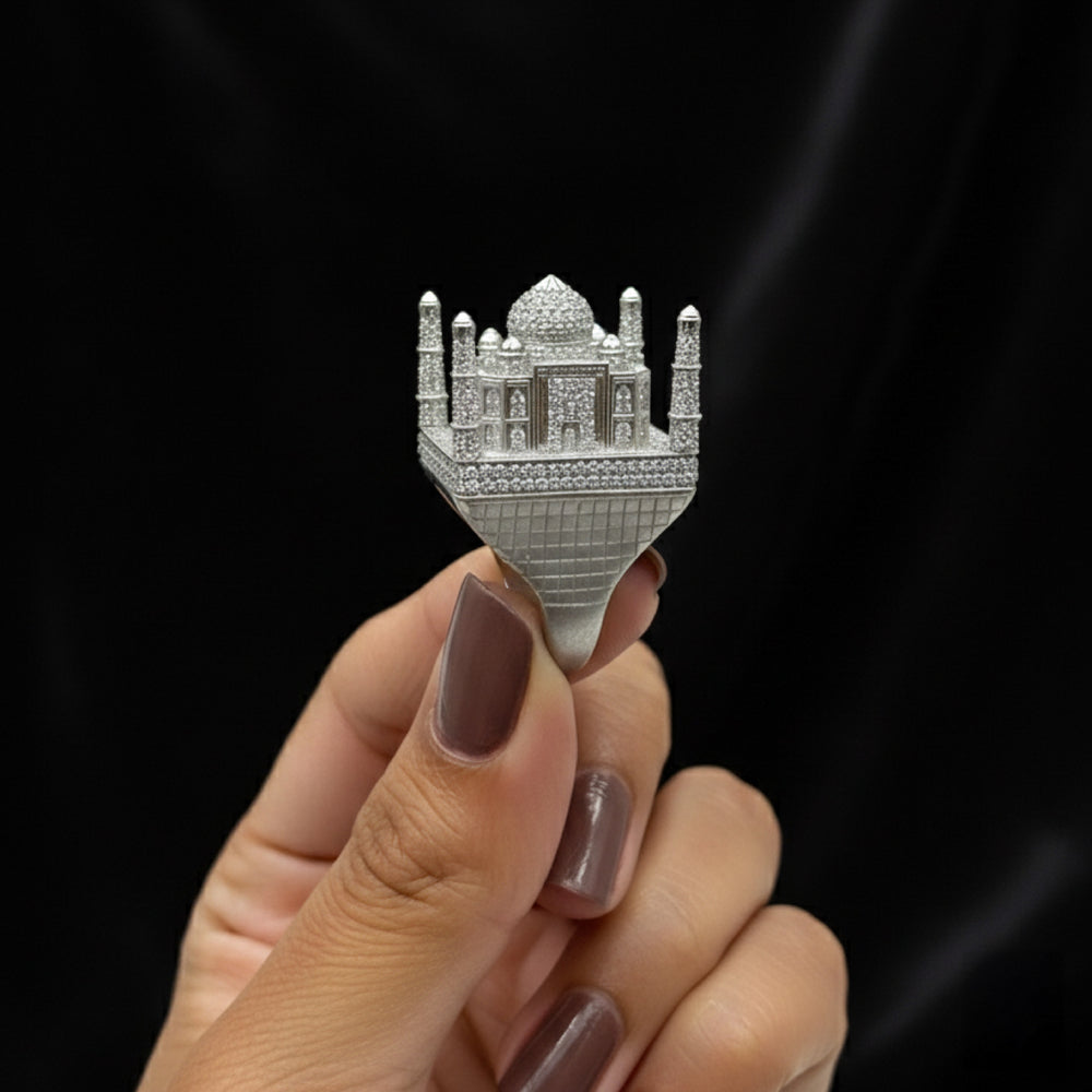 Taj Mahal Inspired Uniex Ring — A Tribute to India’s Iconic Heritage ...