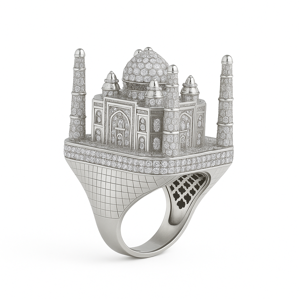 Taj Mahal Ring – A Timeless Symbol of Monumental Love in Silver ...